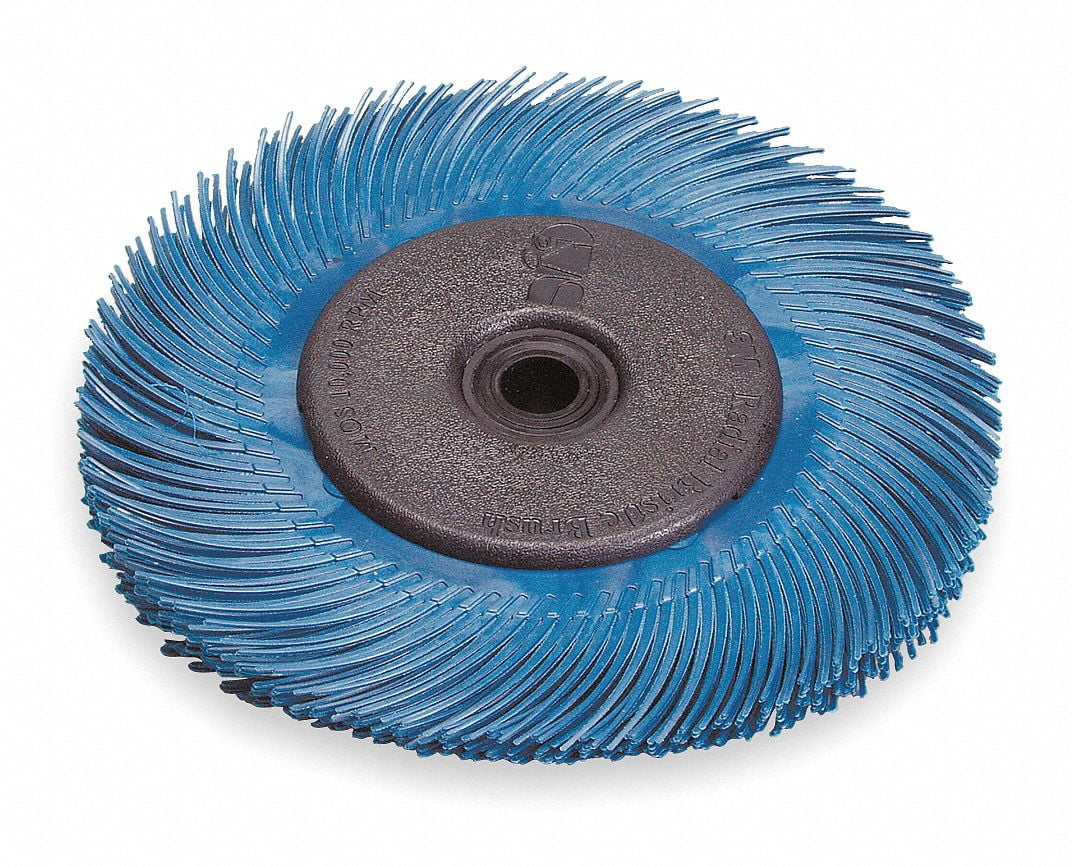 Scotch-Brite Radial Bristle Brush,T-C,6Diax7/16W,400G 61500187762 ...