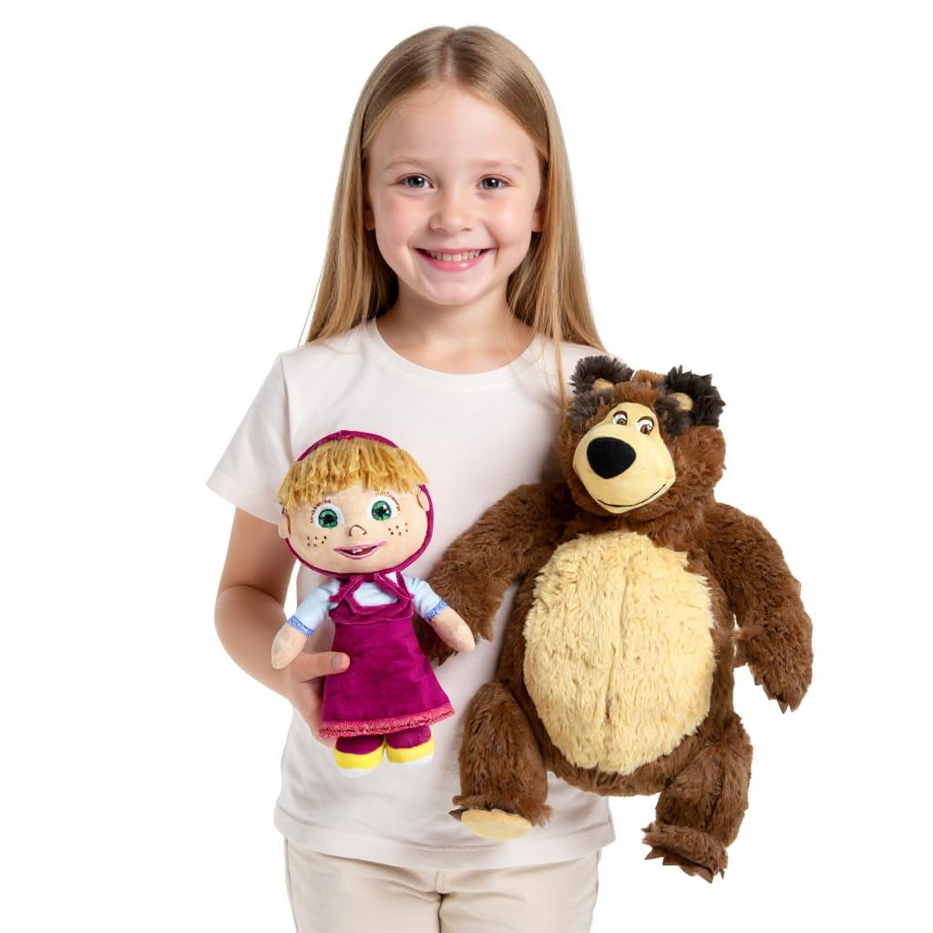 Click here for Masha And The Bear Official Plush Toy Set Â 10 M... prices