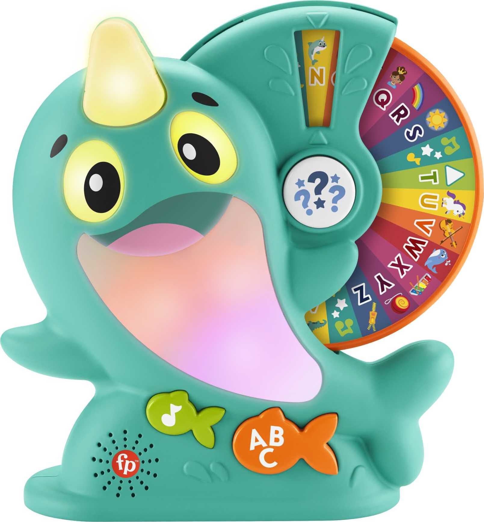 Fisher-Price Linkimals Narwhal Interactive Electronic Learning Toy for ...