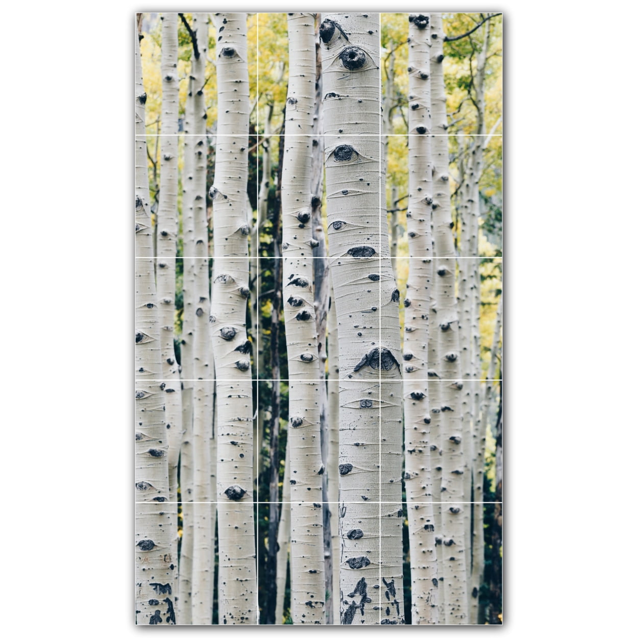Picture-Tiles.com: Trees Ceramic Tile Wall Mural WAL501025-35M. 18"W x ...