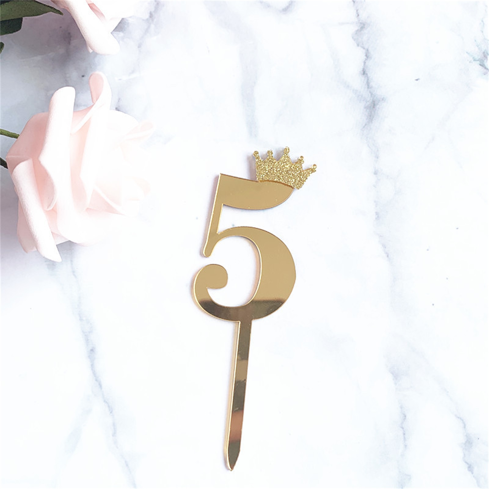 Hadanceo Cake Topper Wide Application Sparkling Anniversary Party ...