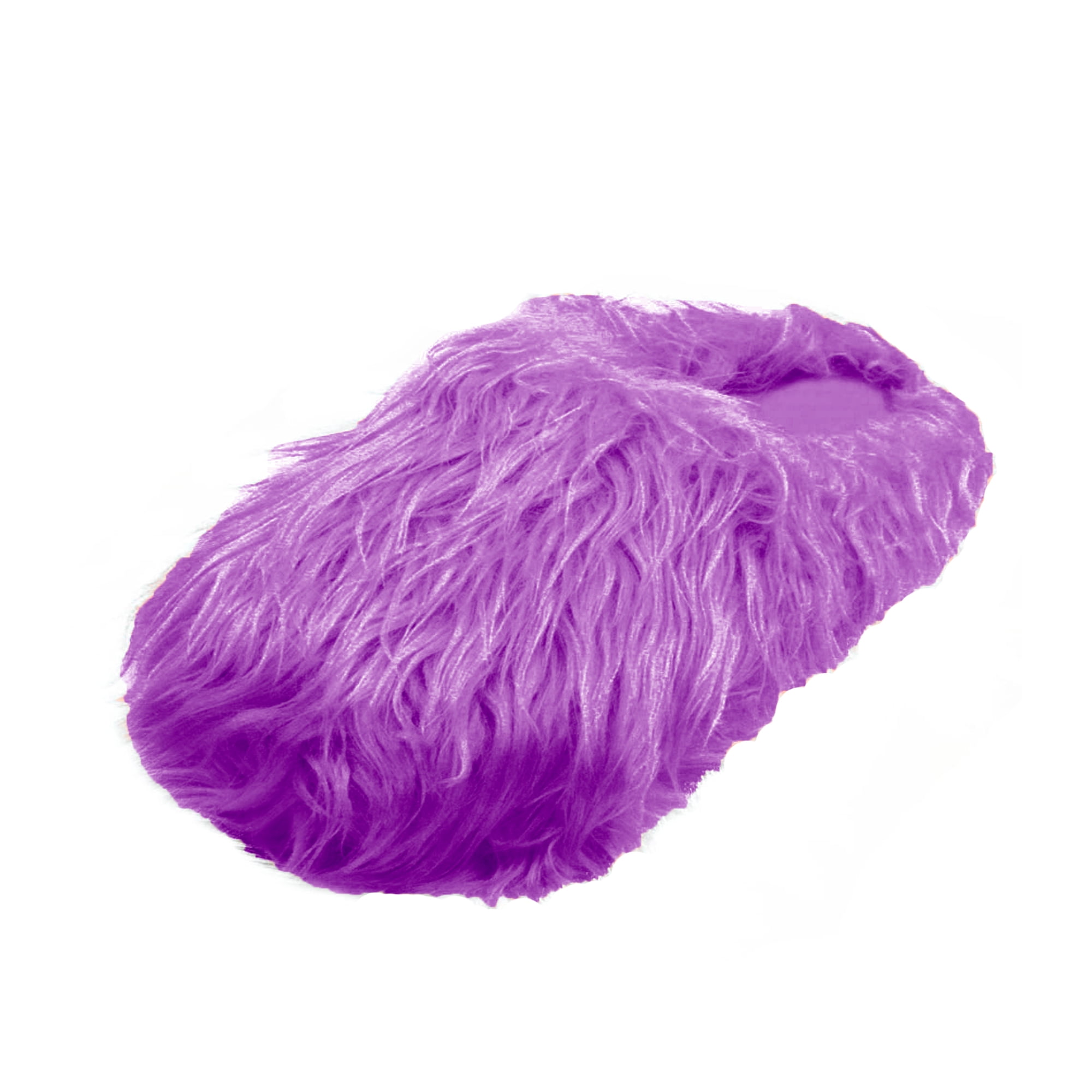 LAVRA Women's Fuzzy Slippers Warm Bedroom Faux Fur House Shoes ...