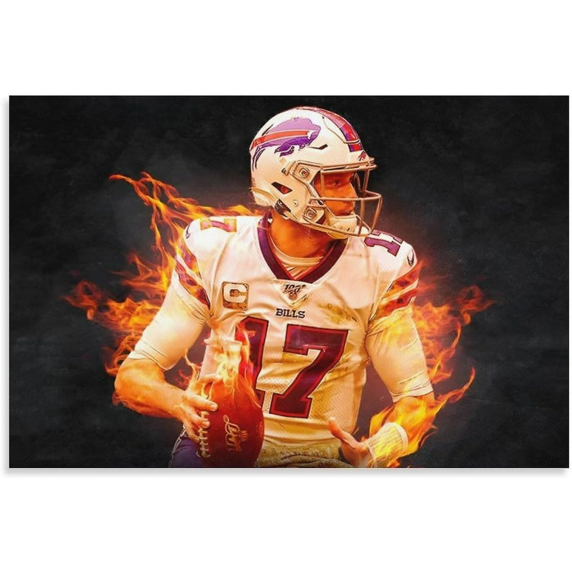 Click here for Phfzjyou Josh Allen Athletes Poster Frameless Pain... prices