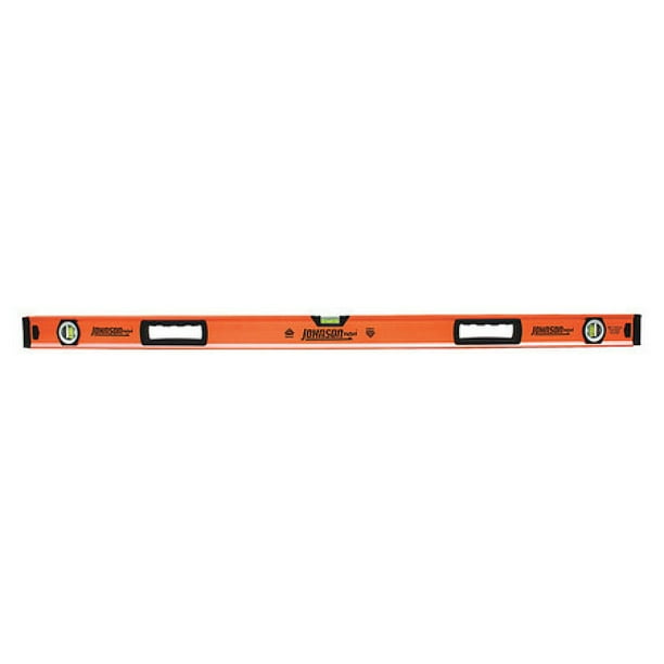 Johnson Level Johnson 48 in. Aluminum Box Beam Level 3 vial - Walmart ...