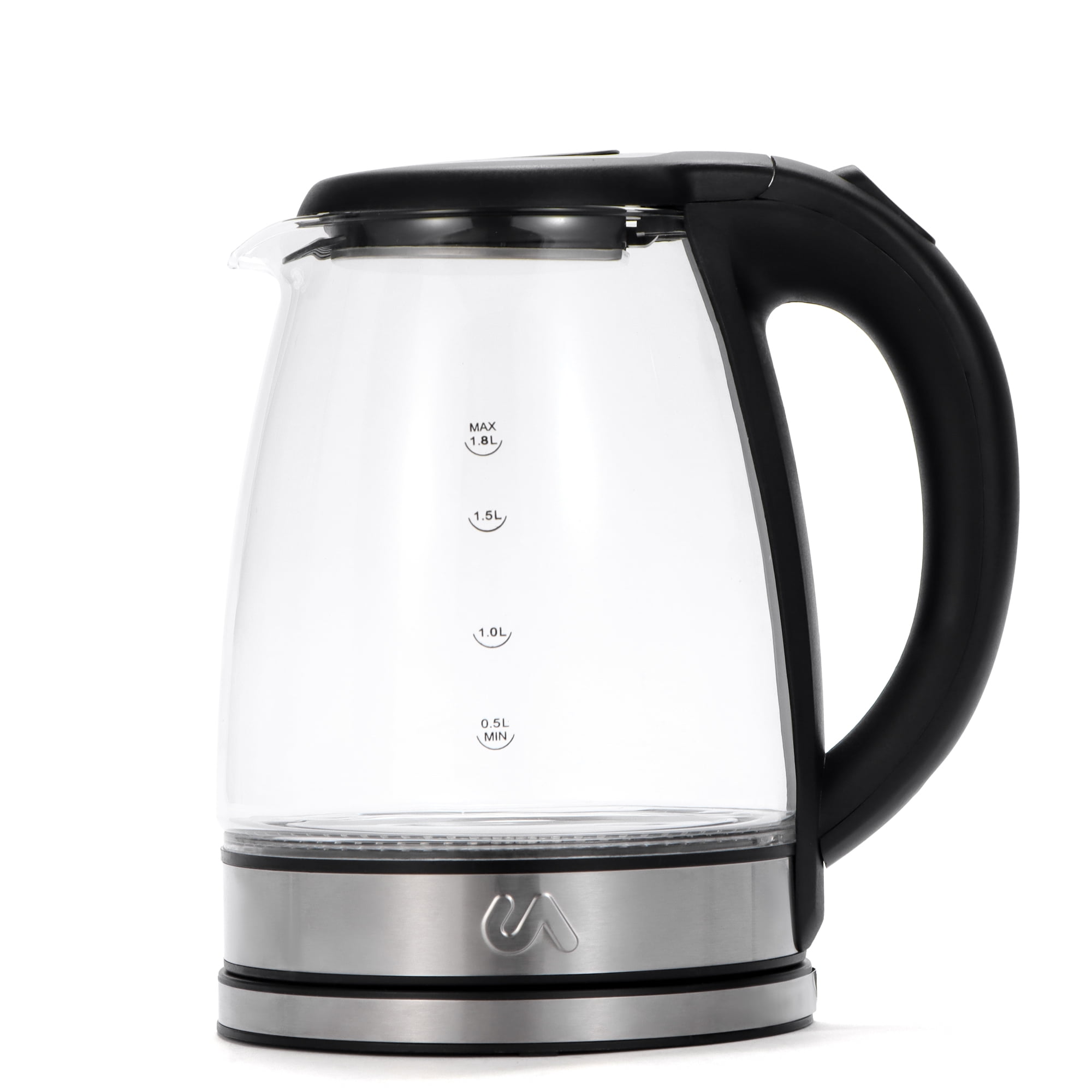 Uber Appliance 1.8L Glass & Stainless Steel Water Boiler, Heater ...