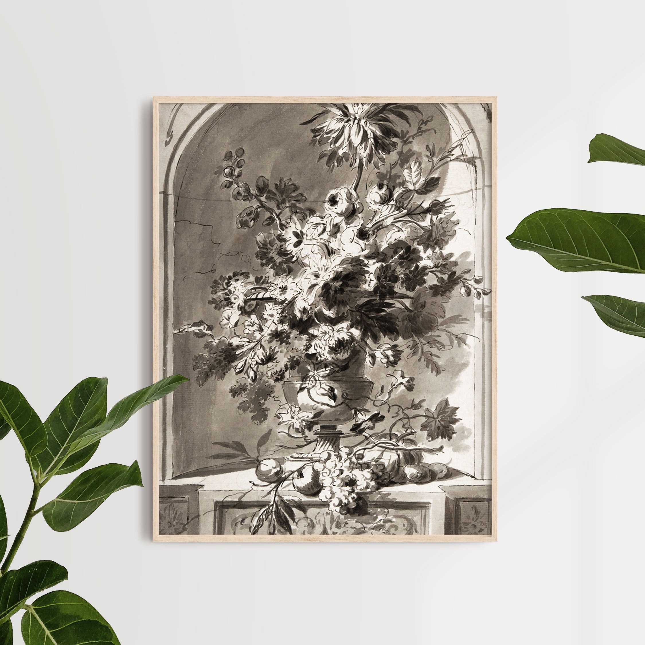 Vase of Flowers - 1790s | Willem van Leen | Premium Fine Art Print ...