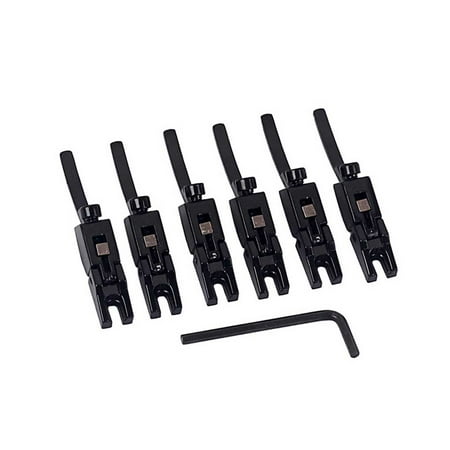 letairis 6pcs Electric Guitar Bridge Saddle Bridges Parts Saddles ...