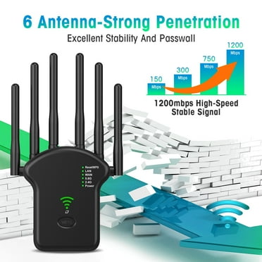 ManYmbyan WiFi Extender, Signal Booster for 30 Devices, Wireless Repeater, Long Range Amplifier ...