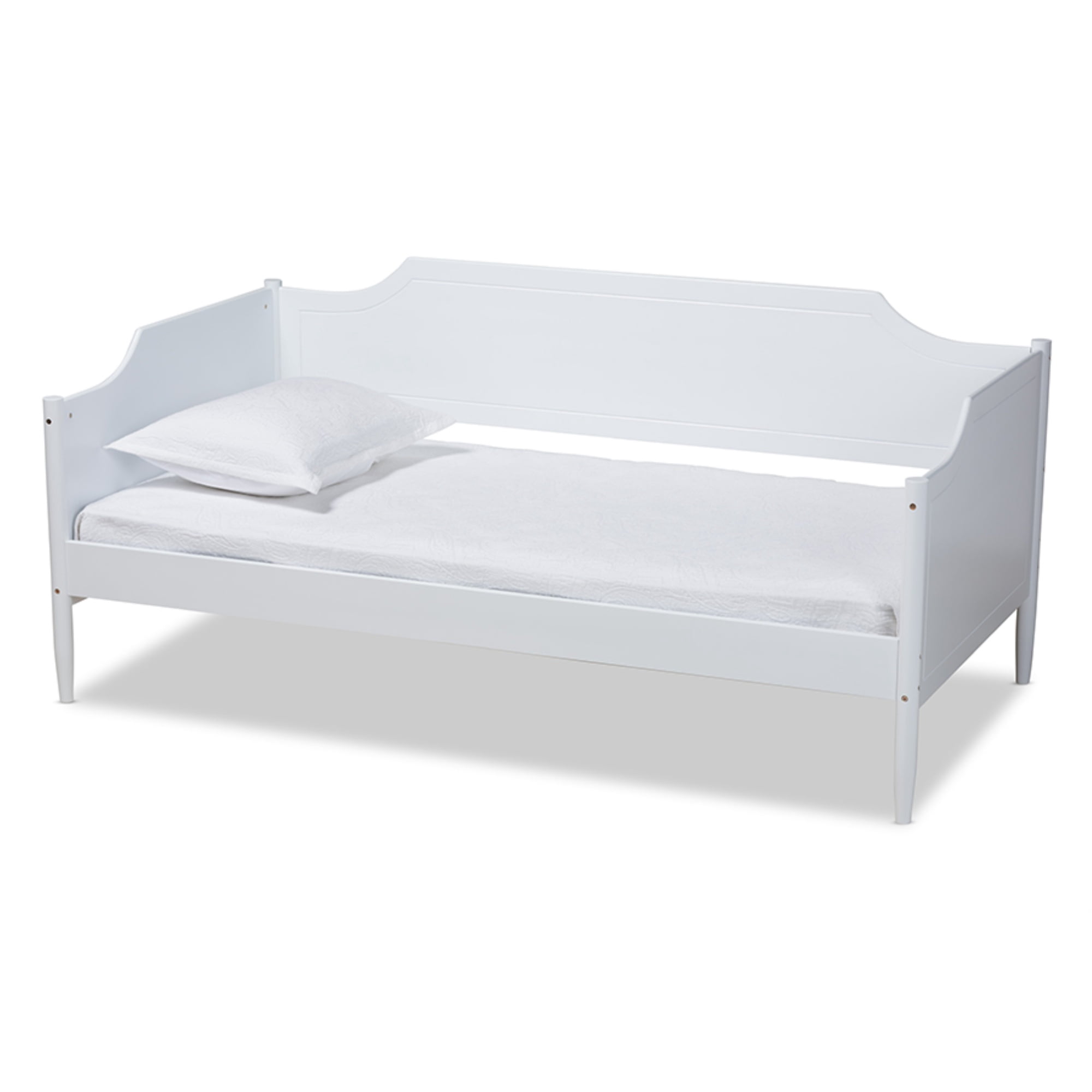 Baxton Studio Alya Classic Traditional Farmhouse Sofá cama de tamaño ...