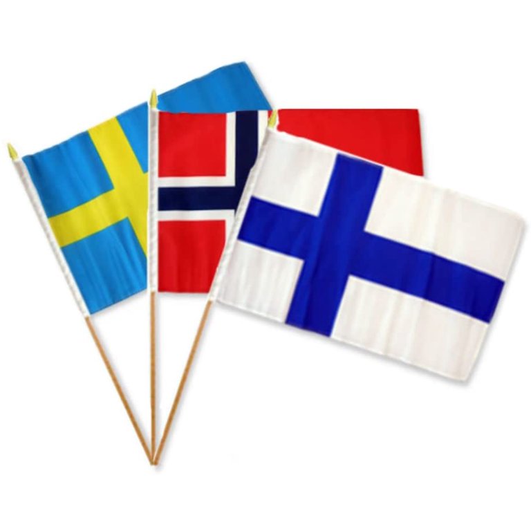 Denmark Norway Sweden Finland Flag