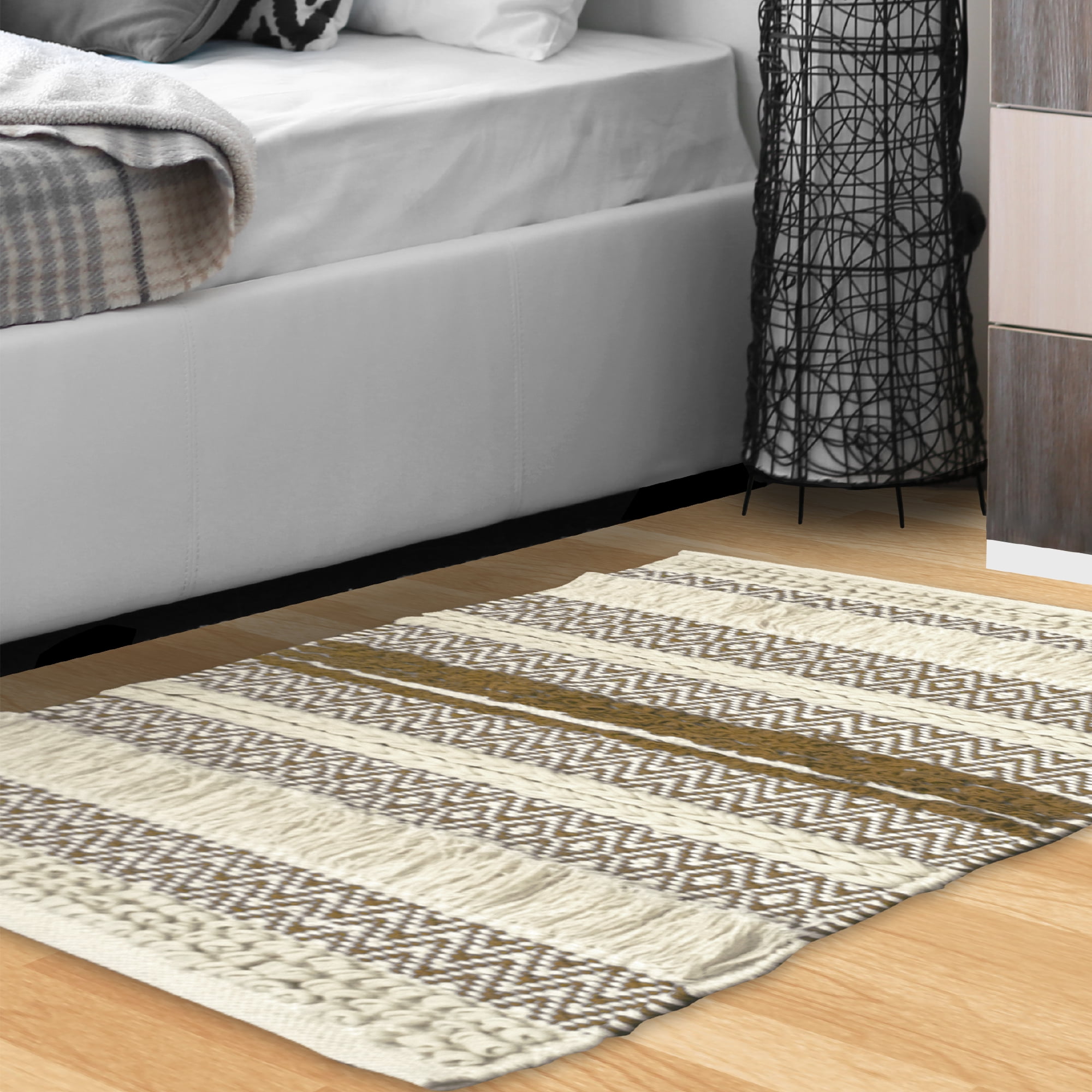 Better Homes & Gardens Horizontal Stripe Global Area Rug - Walmart.com
