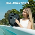 Gosvor Cordless Robotic Pool Vaccum Cleaner for Above Ground Flat Pools ...