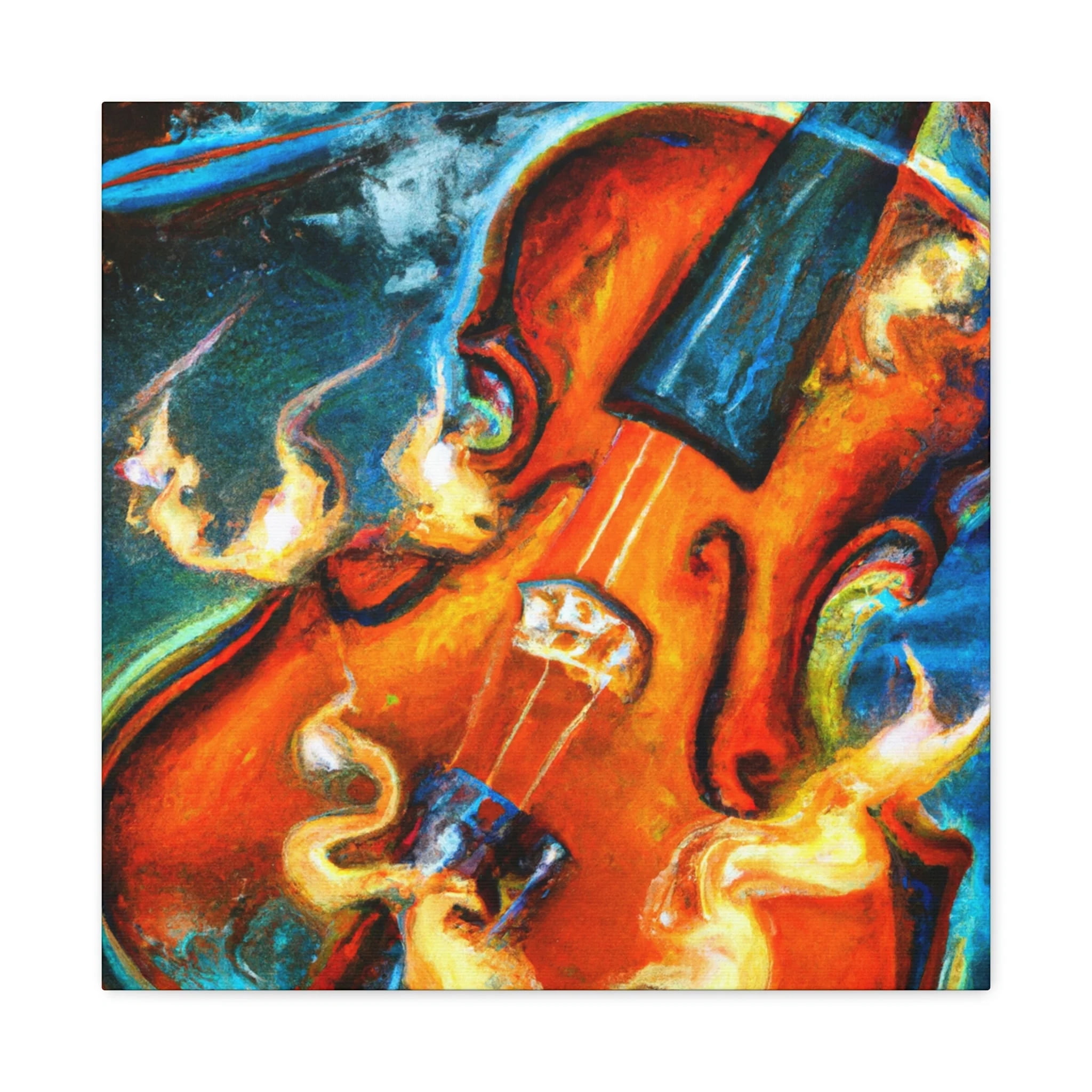 Violin's Surreal Strains - Canvas - Walmart.com