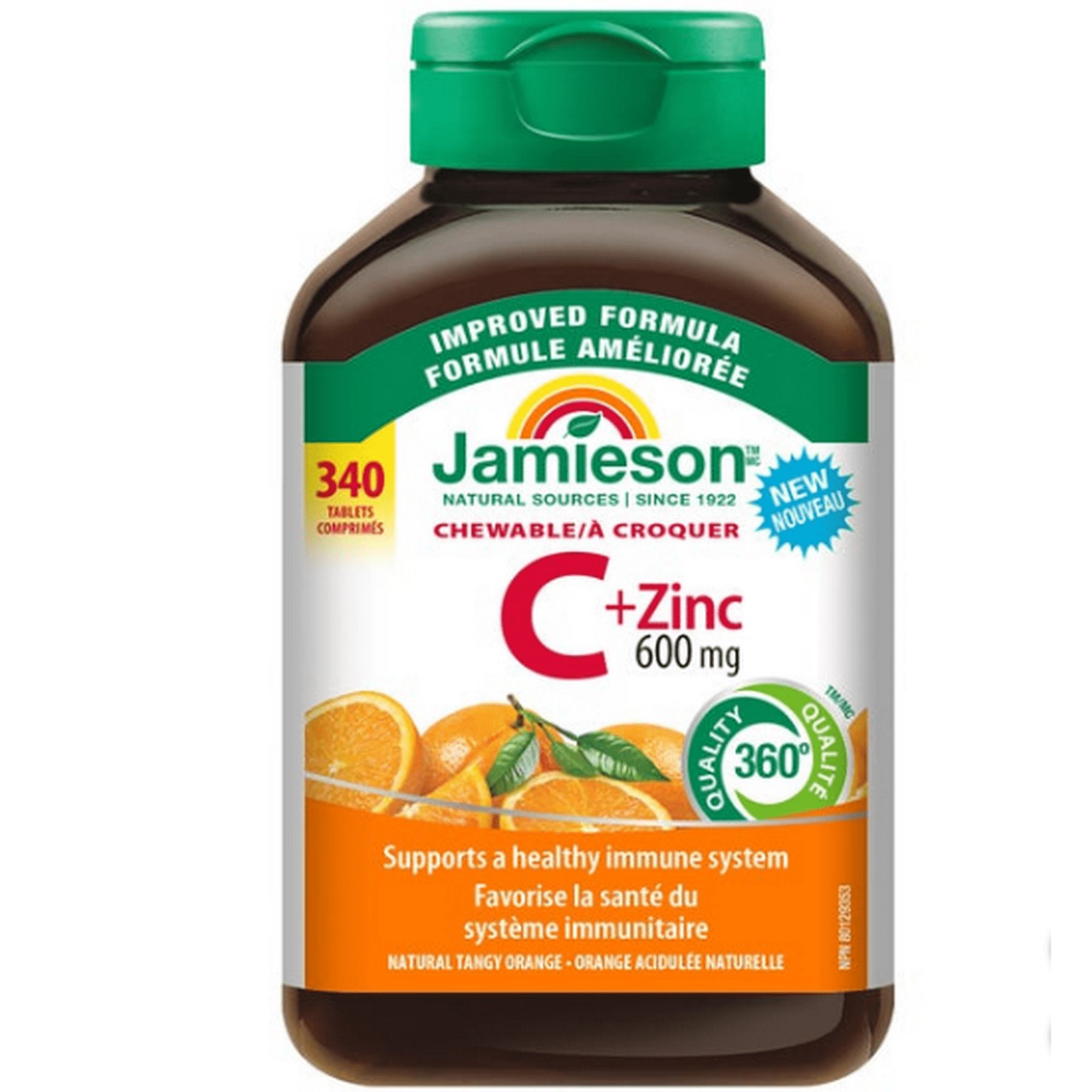 Click here for Jamieson Vitamin C + Zinc 600mg Chewable 340 Table... prices