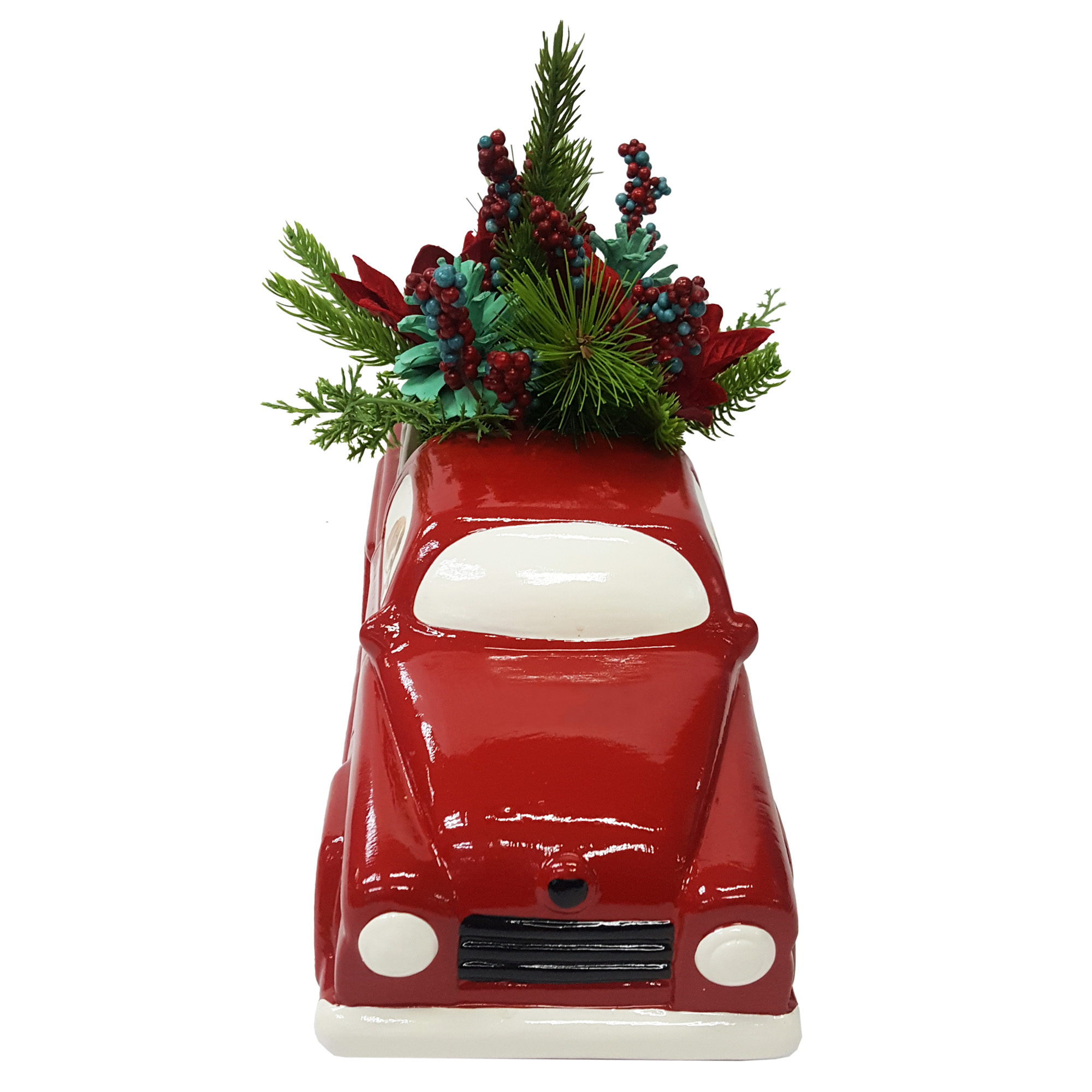 The Pioneer Woman 9-Inch Holiday Artificial Floral Arrangement in ...