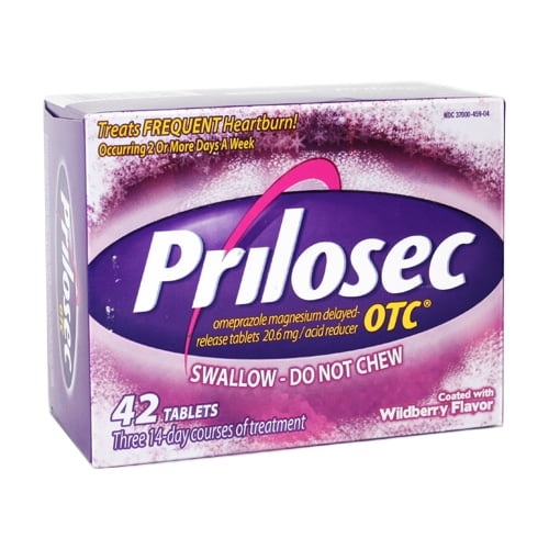 Prilosec OTC, Wildberry Tablets - 42 ea - Walmart.com