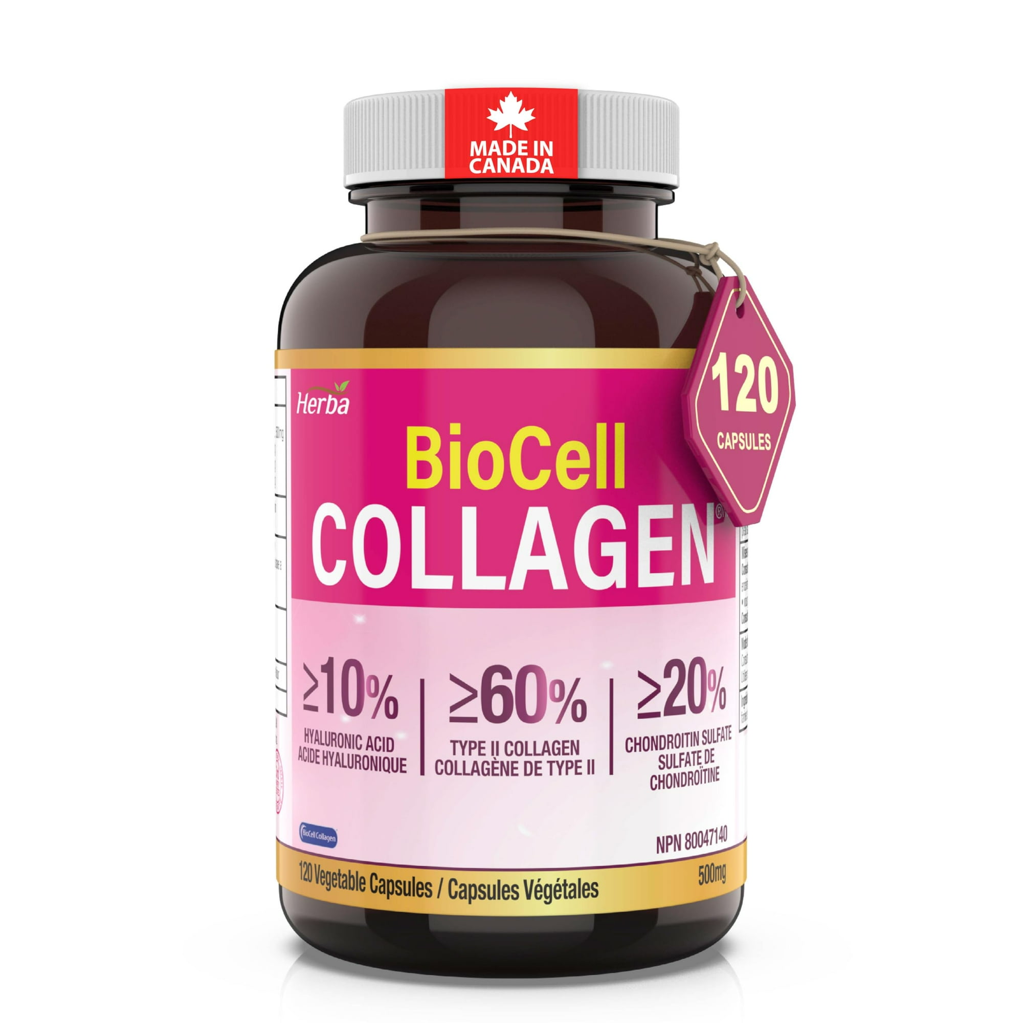Click here for Herba Biocell Collagen Capsules 500mg - 120 Vegeta... prices
