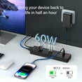 ACASIS 16-Port USB Hub with Switch (4x Charging, 2x USB-C 3.0, 4x USB-A ...
