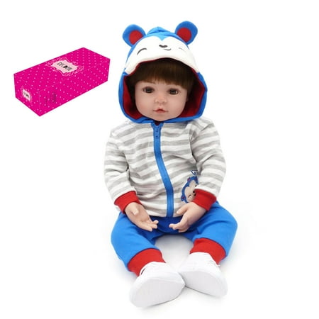 Labymos Lifelike Reborn Baby Doll 24 inch Big Size Silicone Rebirth ...