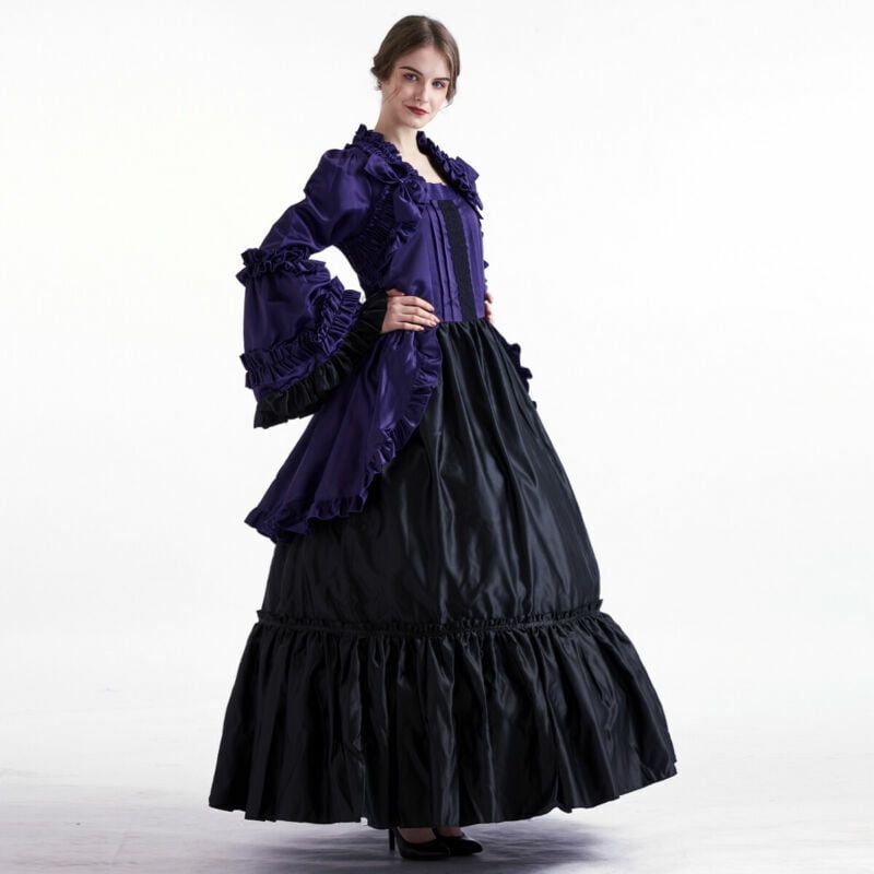 GRACEART Women's Victorian Dress Renaissance Rococo Ball Gown (dress ...