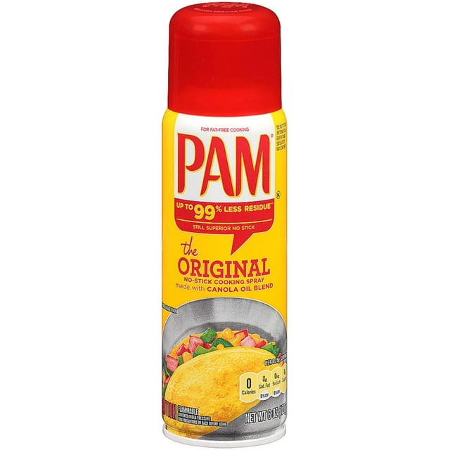 2 Pack - PAM No-Stick Cooking Spray, Original 6 oz - Walmart.com