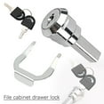 180° Rotation Unlocking Toolbox lock Iron Cabinet Insert New Linkage ...