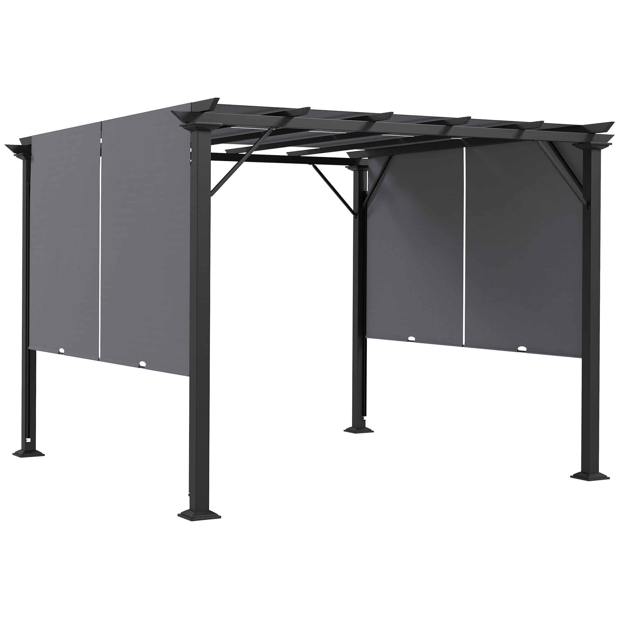 Click here for Outsunny 10 X 10 Retractable Pergola Canopy For Ba... prices