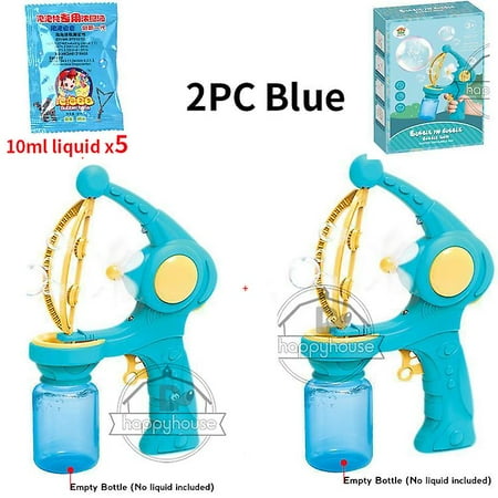 Fan Bubble Machine For Children Automatic Rocket Launcher Bubble Gun ...