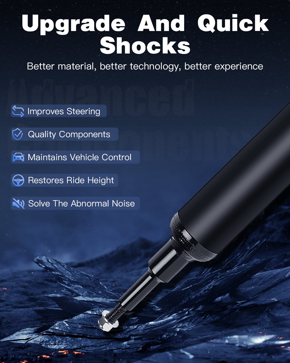 E90 Trunk Shocks BMW Rear Strut Assembly - Complete Quick Struts For 1 ...