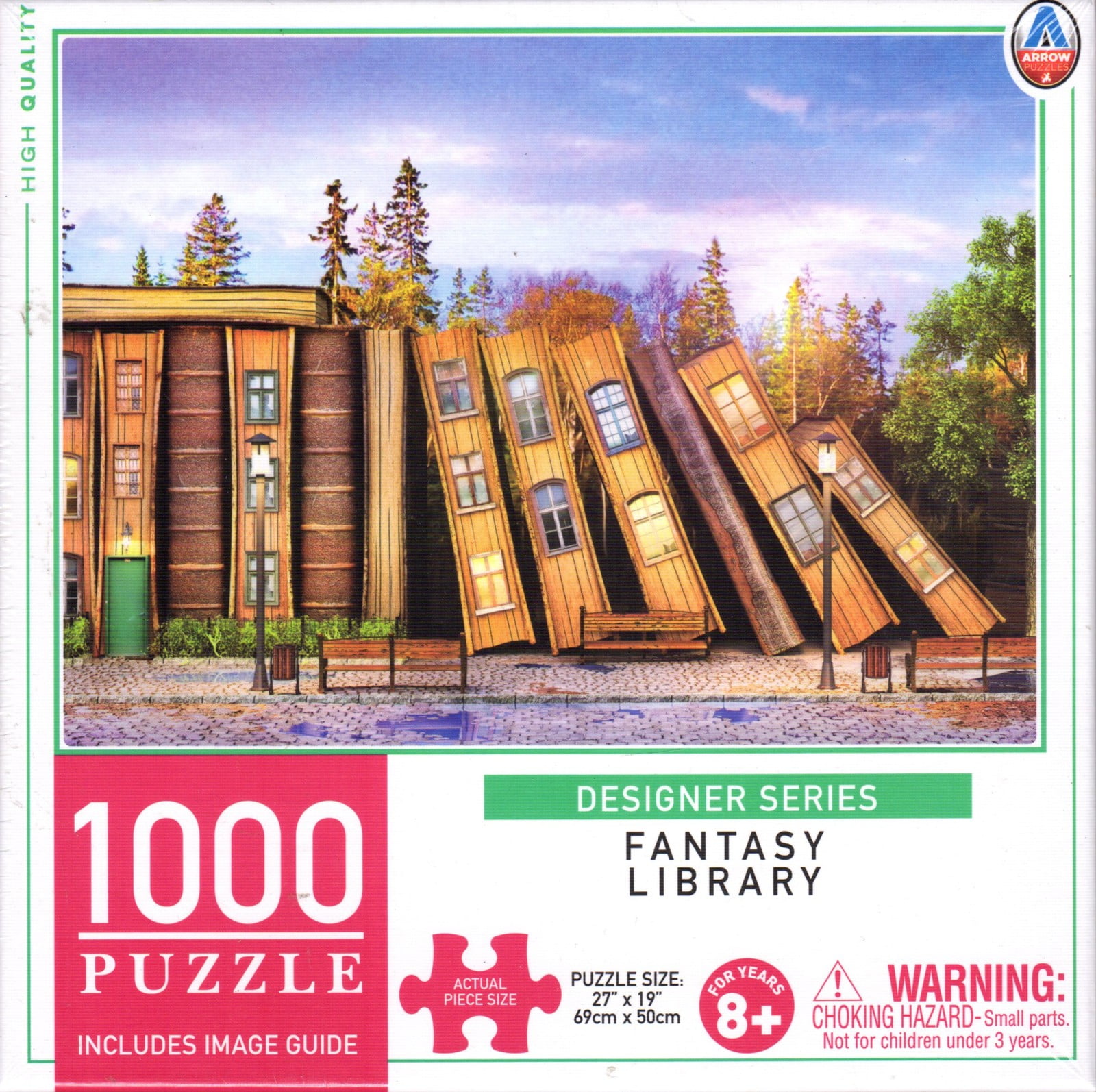 Fantasy Library 1000 Piece Puzzle - Walmart.com