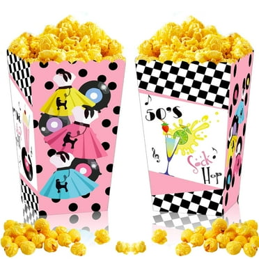 Mini Multi-color Popcorn Boxes, Party, Party Supplies, 24 Pieces ...