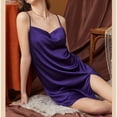 BWASD Sleeveless Nightgowns for Women Casual Satin Silky Elegant ...