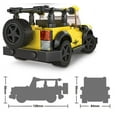 Wange 2886 Supercar-S86 Building Blocks Toy Yellow Off-Road Vehicle ...