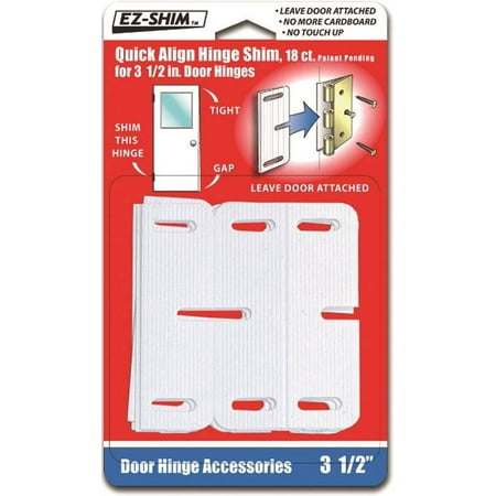SHIMS 3-1/2IN HINGE WHITE - Walmart.com