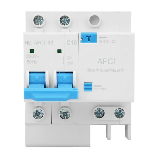Arc Fault Circuit Breaker,2P 230V Arc Fault Electric Leakage Protector ...
