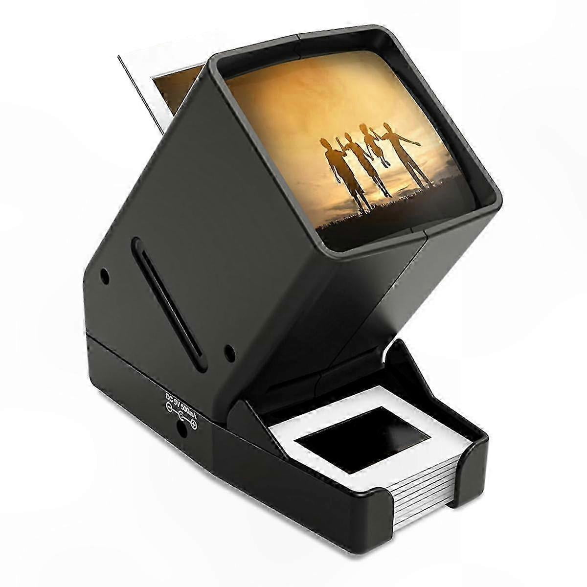 Film Slide Viewer with 3X Zoom, USB & Battery Operated for Slides and ...