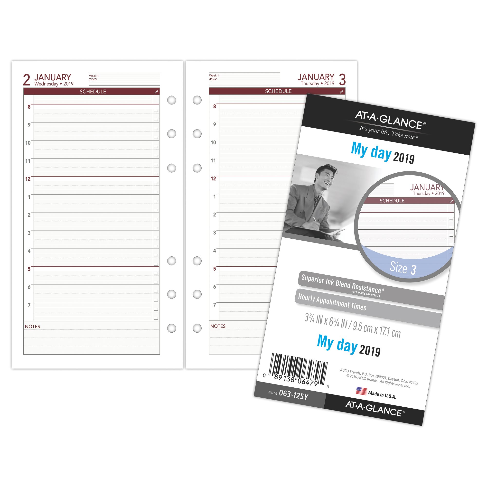 At A Glance Day Runner Daily Planner Refill Size 3 Daily Planner At A Glance Day Runner Daily Planner Refill Size 3 Daily Planner