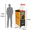 Equator 18,000Btu PRO PORTABLE AIR CONDITIONER Cool+Heat 1,000sf In ...