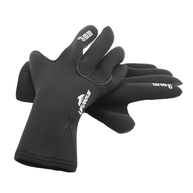 3mm Neoprene slip Wetsuit Full-Fingered Gloves for Snorkel Swimming Scuba Diving All Sizes XL ...