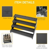 6 inch Action Figure Display Stand, 4 Tier Shelf with Pegs for MOTU/DC ...