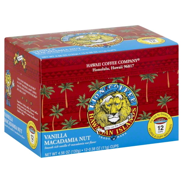 Hawaii Coffee Lion Hawaiian Islands Coffee, 12 Ea - Walmart.com