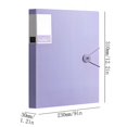 CCOCC 2026 New Hanging File Folders (Purple) File Folders 30 Page A4 ...