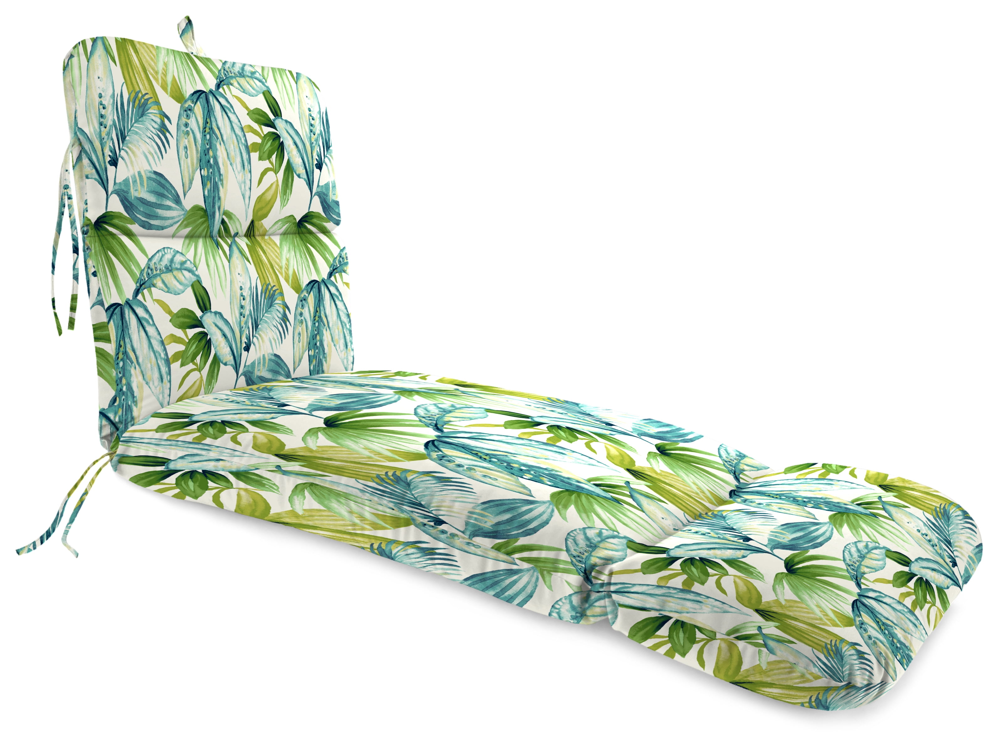 Jordan Manufacturing 74" x 22" Seneca Caribbean Blue Leaves Rectangular ...