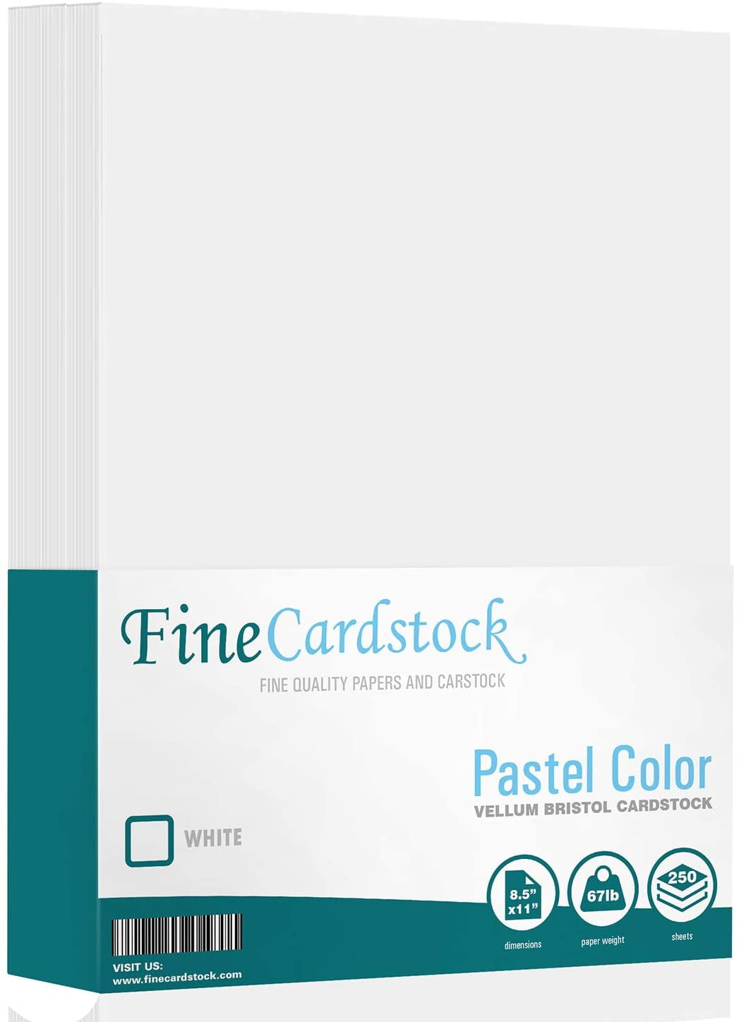 White Pastel Color Cardstock Paper — Great for Arts and Crafts, Wedding ...