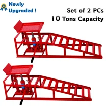 JEGS Hydraulic Auto Vehicle Car Lift Ramps, 3000 lbs. Capacity, 5.10 in ...