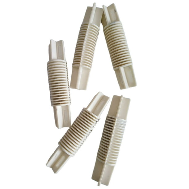 AMLESO 5 x Corner Bay Window Curtain Pole Bracket Rod Elbow Joint ...