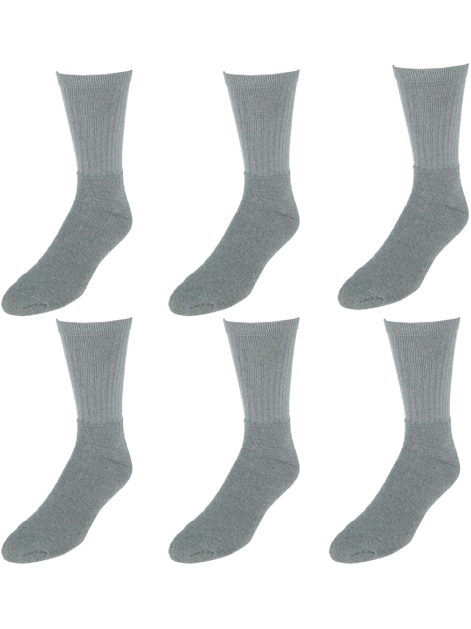 Everlast 6PK Crew Socks (Men) - Walmart.com