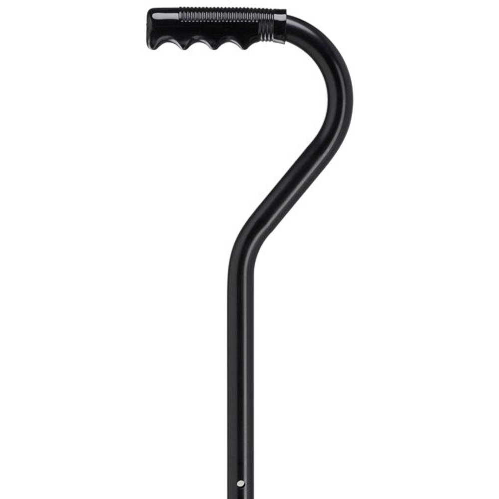 Walking Cane Aluminum Center Balance Cane Offset Handle with plastic ...