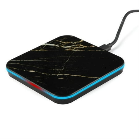 LAX WCMB10W-BLK Marble 10W Certified High Speed Wireless Charger For Qi ...