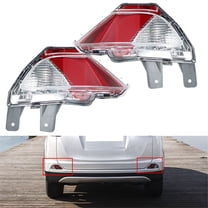 ALL-CARB Red LED Rear Bumper Tail Brake Light Lamp LED Bumper Reflector ...